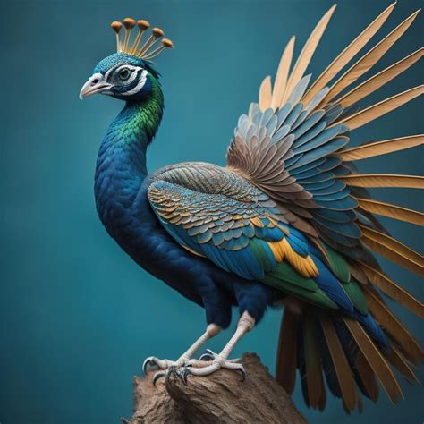 Premium Ai Image Peacock