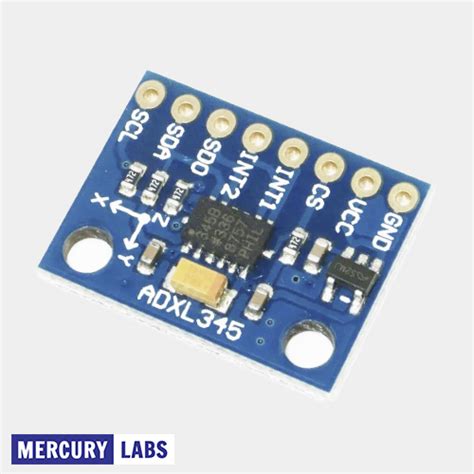 Adxl345 Triple Digital Accelerometer Module Mercury Labs