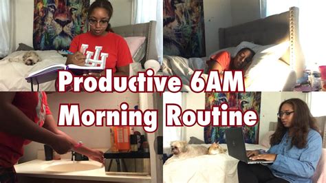 My Productive 6am Morning Routine Youtube