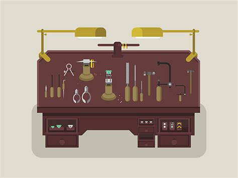 2 600 Fabrication Bijoux Stock Illustrations Graphiques Vectoriels
