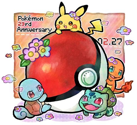 Pikachu Bulbasaur Squirtle And Charmander Pokemon Drawn By