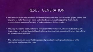 MALWARE DETECTION A FRAMEWORK FOR REVERSE ENGINEERED ANDROID APPLICATIONS_.pptx | Operating ...