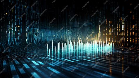 Premium Photo An Abstract Digital Background With Binary Code And Ai