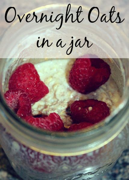 OVERNIGHT OATS IN A JAR RECIPE Katie Did What