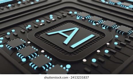 Ai Artificial Intelligence Cpu Processor On Stock Illustration Shutterstock