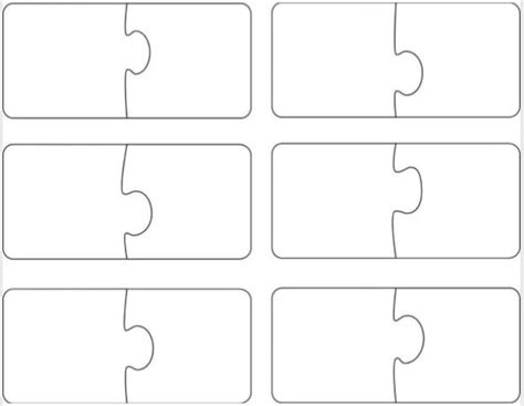 Free Printable Puzzle Piece Templates PDF Best Collections