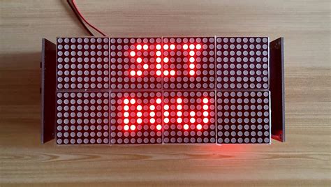 Dot Matrix LED Display Digital Clock Part 3 CircuitBread
