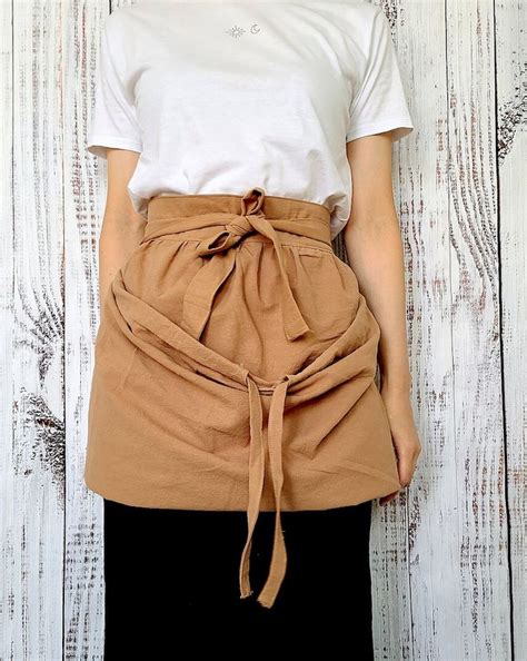 Harvest Apron Gardening Apron With Pockets Farm Vegetable Fruit Egg