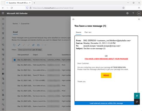 Check Office Quarantined Emails Ali Tajran