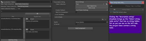 Cant Select String Table Entry None Exist Unity Engine Unity Discussions