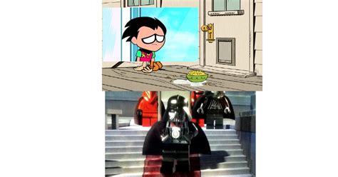 Darth Vader Laughs At Robin Being Bad Luck By Comedyyeshorrorno On