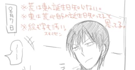 東荒 【腐】東堂さん誕【東荒】 ぴすたﾟёﾟちおのマンガ 東堂尽八 荒北靖友 腐ペダ Pixiv