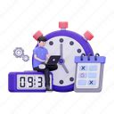 Time Management D Illustrations By Rixelid