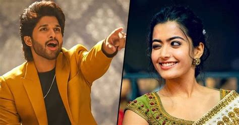 Here S How Rashmika Mandanna Surprised Her Pushpa Co Star Allu Arjun