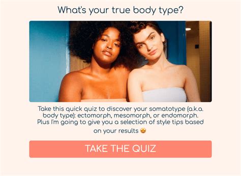 Whats Your True Body Type Interact Quiz