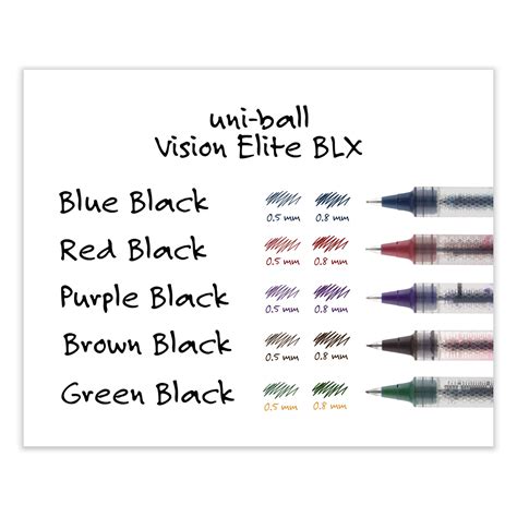 Uniball® Refill For Vision Elite Roller Ball Pens Bold Conical Tip