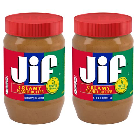 Pack Jif Creamy Peanut Butter Ounce Jar Walmart