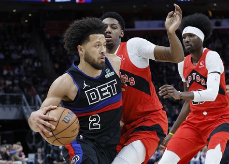 Nba Cade Cunningham Triple Double Powers Pistons Over Raptors