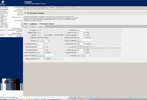 Tandberg Ecrission En8090 Mpeg4 Hdsdi Encoder Dual Ip N I Broadcast Ltd
