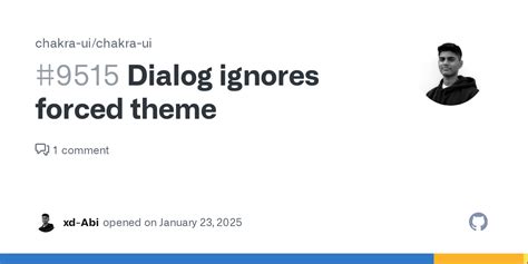 dialog ignores forced theme · issue 9515 · chakra ui chakra ui · github