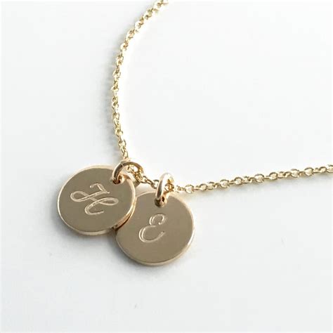 Cursive Necklace Etsy