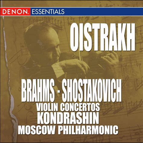 ‎brahms Violin Concertos Op 77 Shostakovich Violin Concertos Op