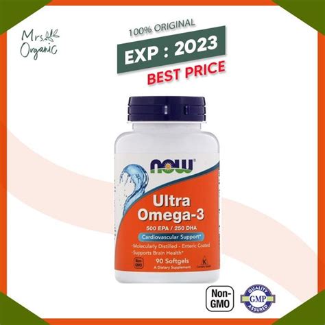Jual Now Ultra Omega 3 500 Epa 250 Dha 90 Sgels Fish Oil Minyak