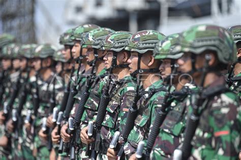 Pemberangkatan Satgas Pamtas Ri Papua Nugini Antara Foto