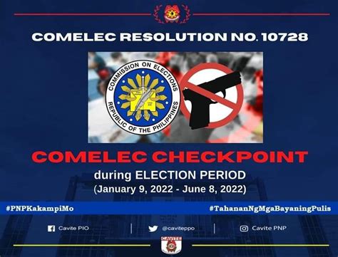 Cavite Tv Comelec Resolution No 10728 Which Provides Facebook