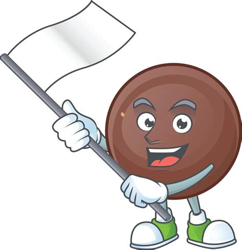 A Picture Of Rich Chocolate Ball Cartoon Character 19982316 Vector Art