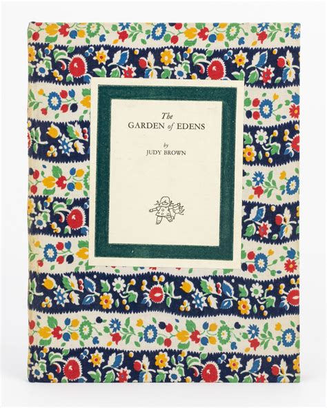 The Garden Of Edens Illustrated By Roderick Shaw By Barn On The Hill Press Brown Judy Very
