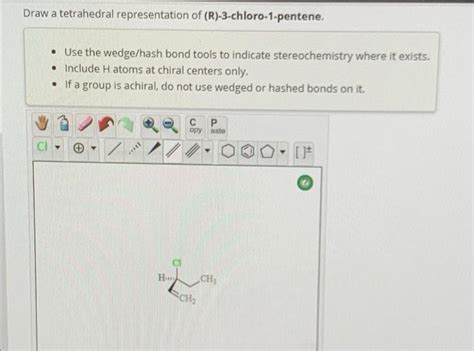 Solved Draw A Tetrahedral Representation Of Chegg