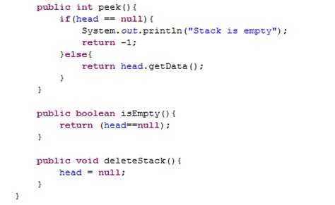 Java Latte Linked List Implementation Of Stack Data Structure In Java