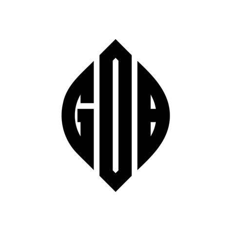 GDB Circle Letter Logo Design With Circle And Ellipse Shape GDB