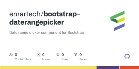 github emartech bootstrap daterangepicker date range picker