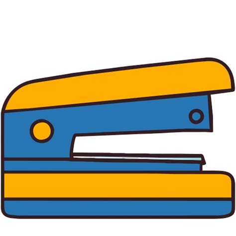 Icono De La Grapadora Vector Premium
