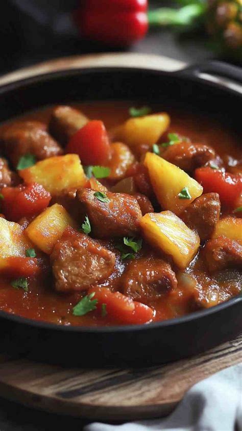 Ground Pork Afritada With A Sweet And Savory Sauce Recipe In 2025