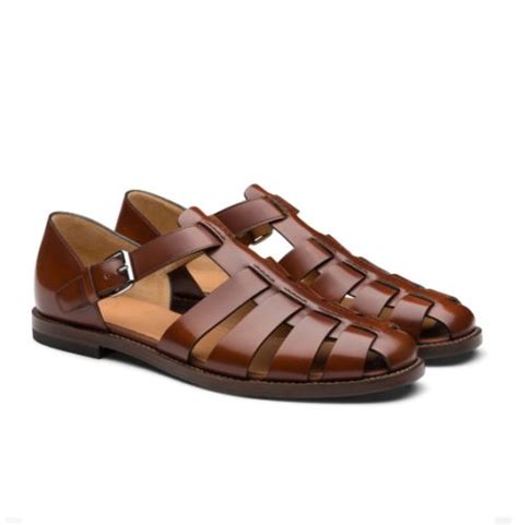 Mens Closed Toe Hollow Out Buckle Roman Sandals Slip On Casual Outdoor
