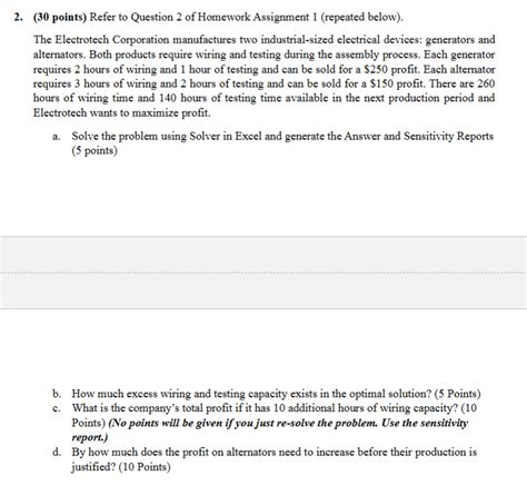 Solved 2 30 ﻿points ﻿refer To Question 2 ﻿of Homework