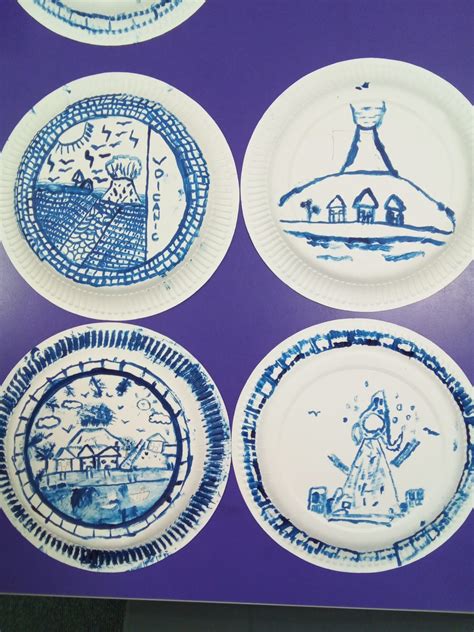 Willow Pattern Art Perryfields Primary School