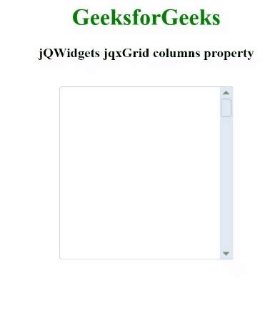 JQWidgets JqxGrid Columnas Propiedad Barcelona Geeks