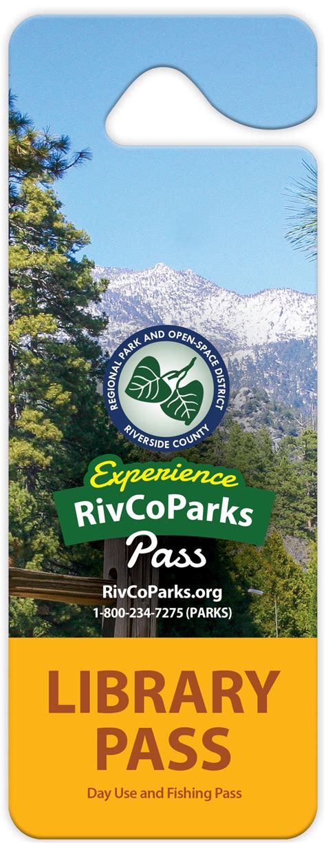 Library Park Pass Rivcoparks
