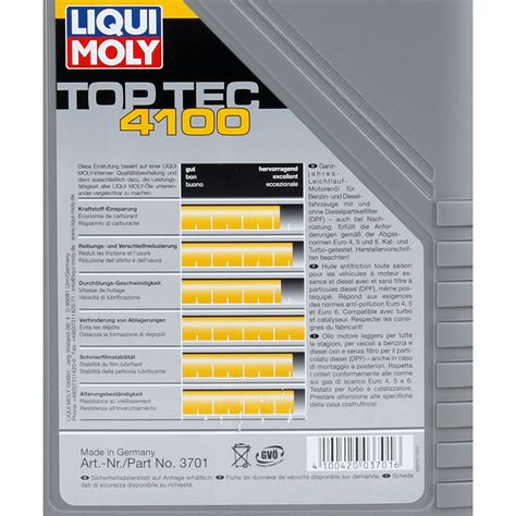 LIQUI MOLY Motoröl W TOP TEC UNI W