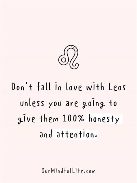 Leo Zodiac Love Quotes