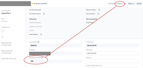 Strange Output When Adding Supplier Number On Purchase Order Series