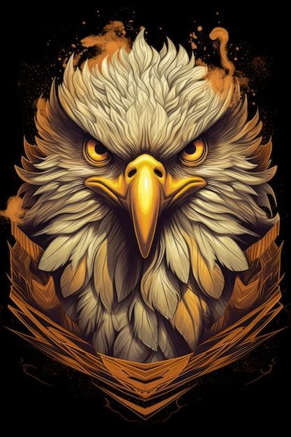 Premium Ai Image Angry Eagle Logo