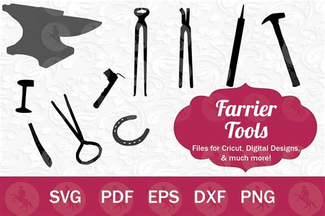 Farrier Tools Graphic By Circus Unicorn · Creative Fabrica