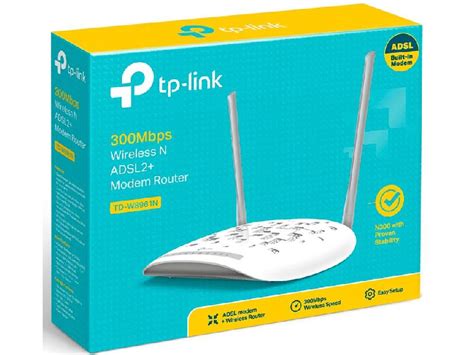 مودم روتر Adsl2 بی‌سیم 300mbps تی پی لینک مدل Td W8961n