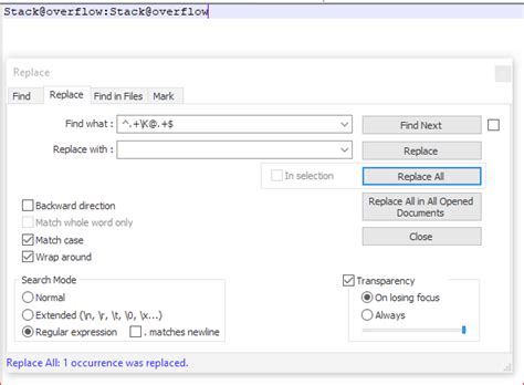 Notepad Regex On Second Occurrence Only Stack Overflow