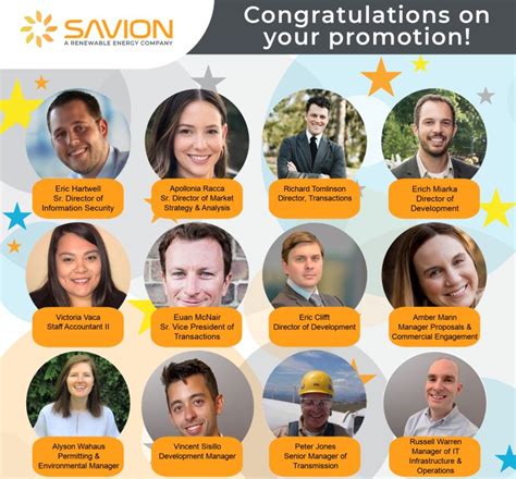 Savion Llc On Linkedin Renewableenergy Team Promotion Spotlight